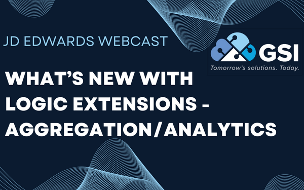 What’s New with Logic Extensions – Aggregation/Analytics